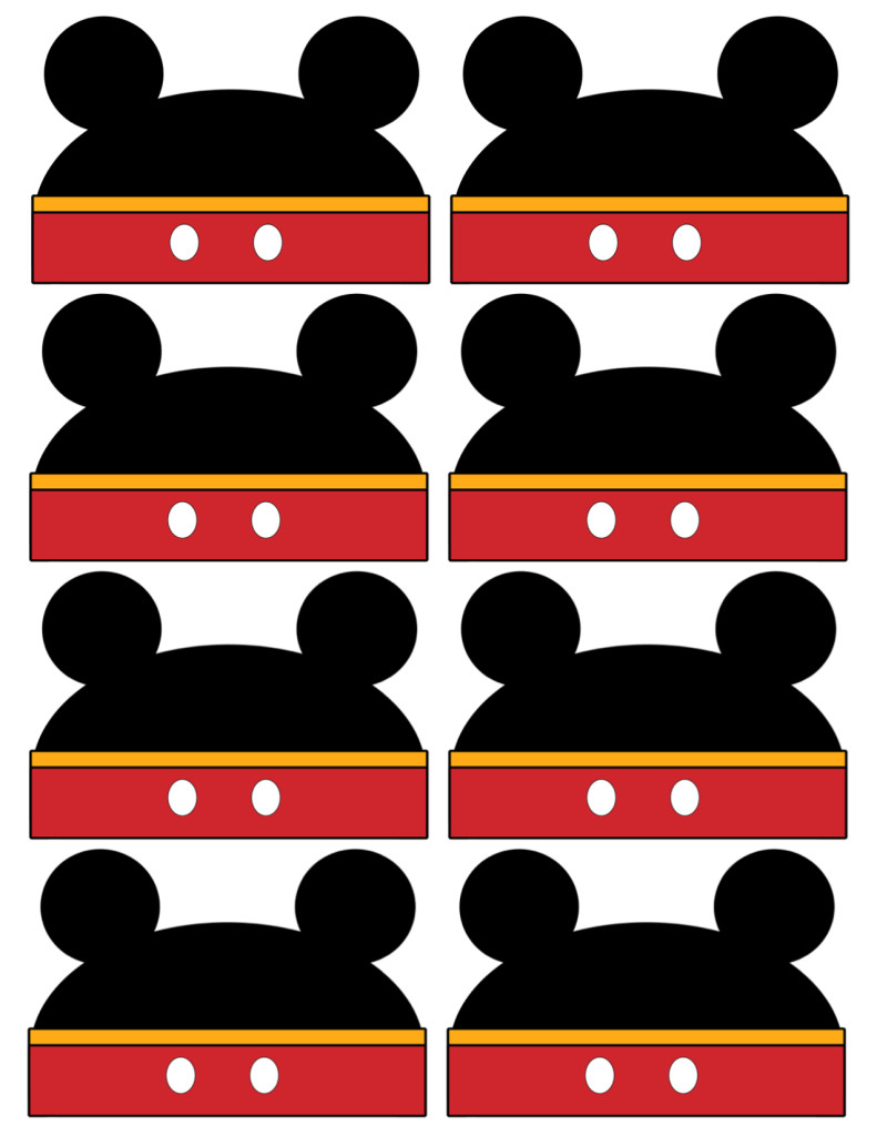 Mickey Mouse Labels Free Printable - Paper Trail Design