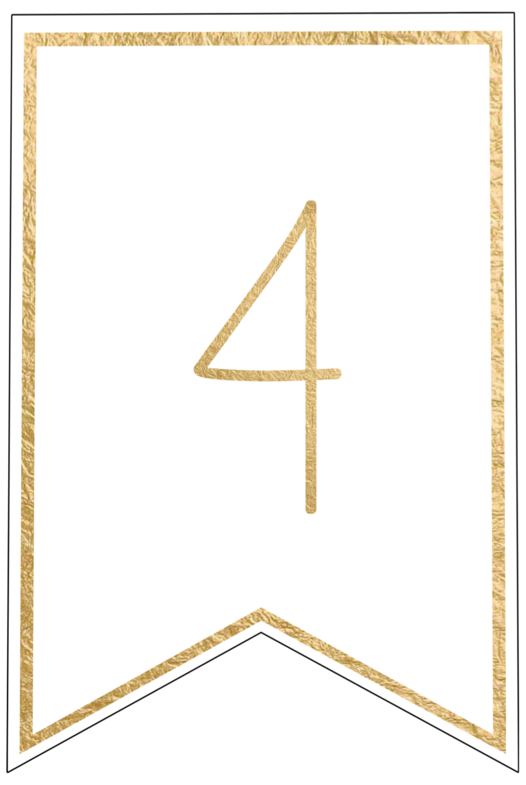 Free Printable Banner Letters Templates - Paper Trail Design