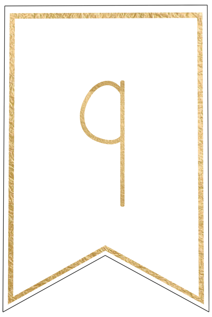 Free Printable Banner Letters Templates - Paper Trail Design