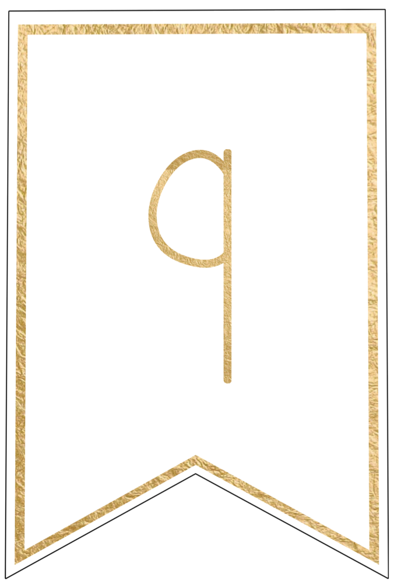 Free Printable Banner Letters Templates - Paper Trail Design