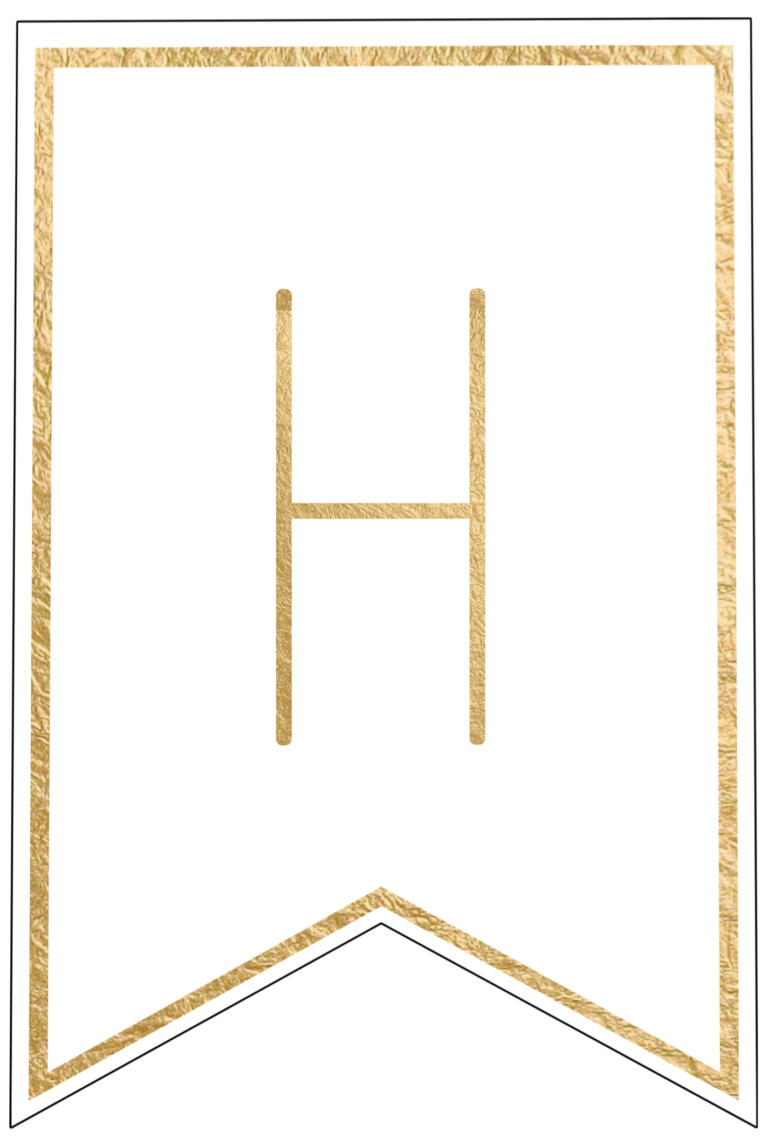 Free Printable Banner Letters Templates - Paper Trail Design