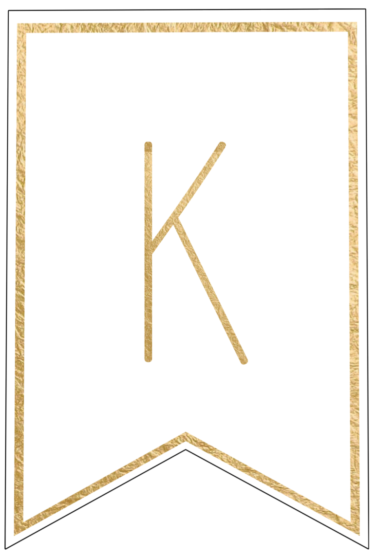 Free Printable Banner Letters Templates - Paper Trail Design