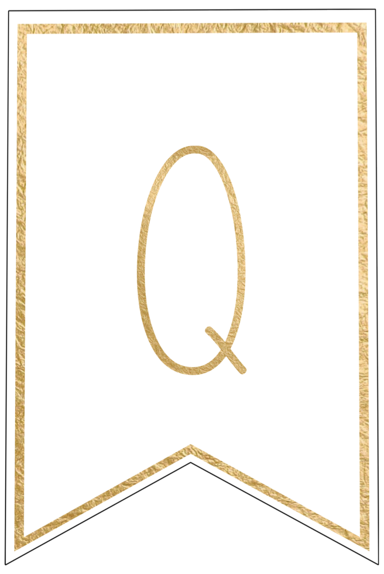 Free Printable Banner Letters Templates - Paper Trail Design