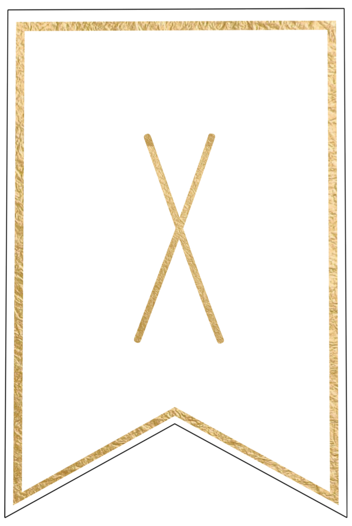 Free Printable Banner Letters Templates - Paper Trail Design