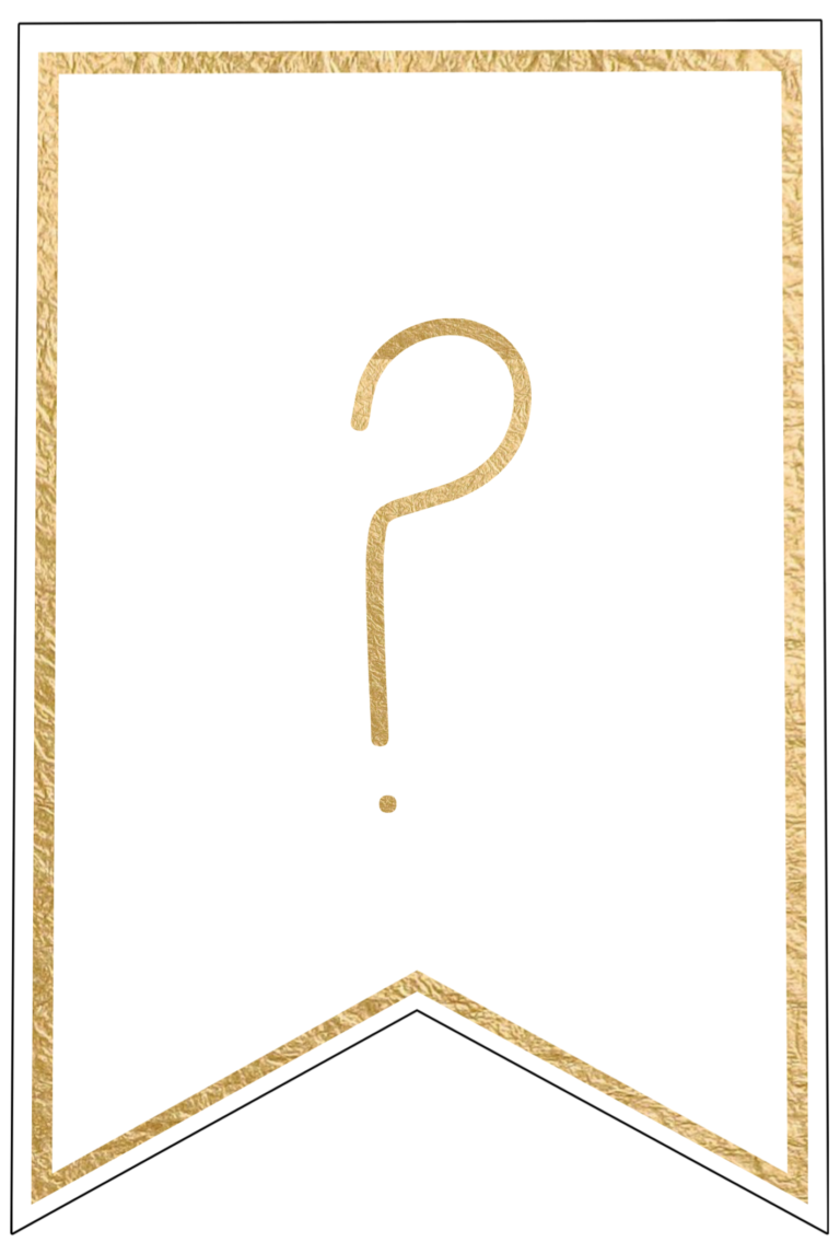 Free Printable Banner Letters Templates - Paper Trail Design