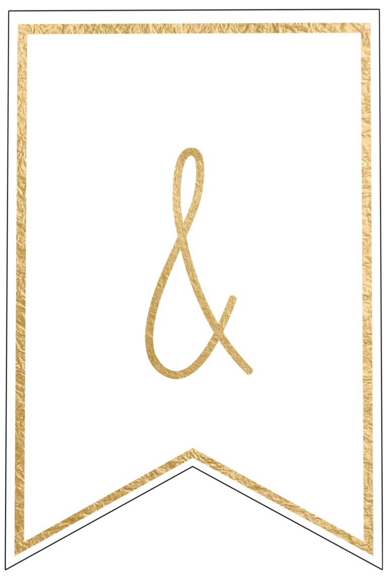 Free Printable Banner Letters Templates - Paper Trail Design