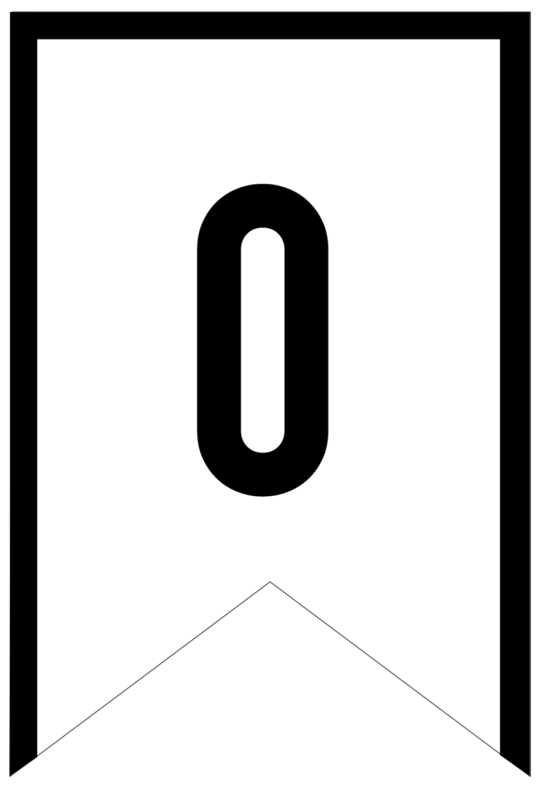 Banner Templates Free Printable ABC Letters - Paper Trail Design