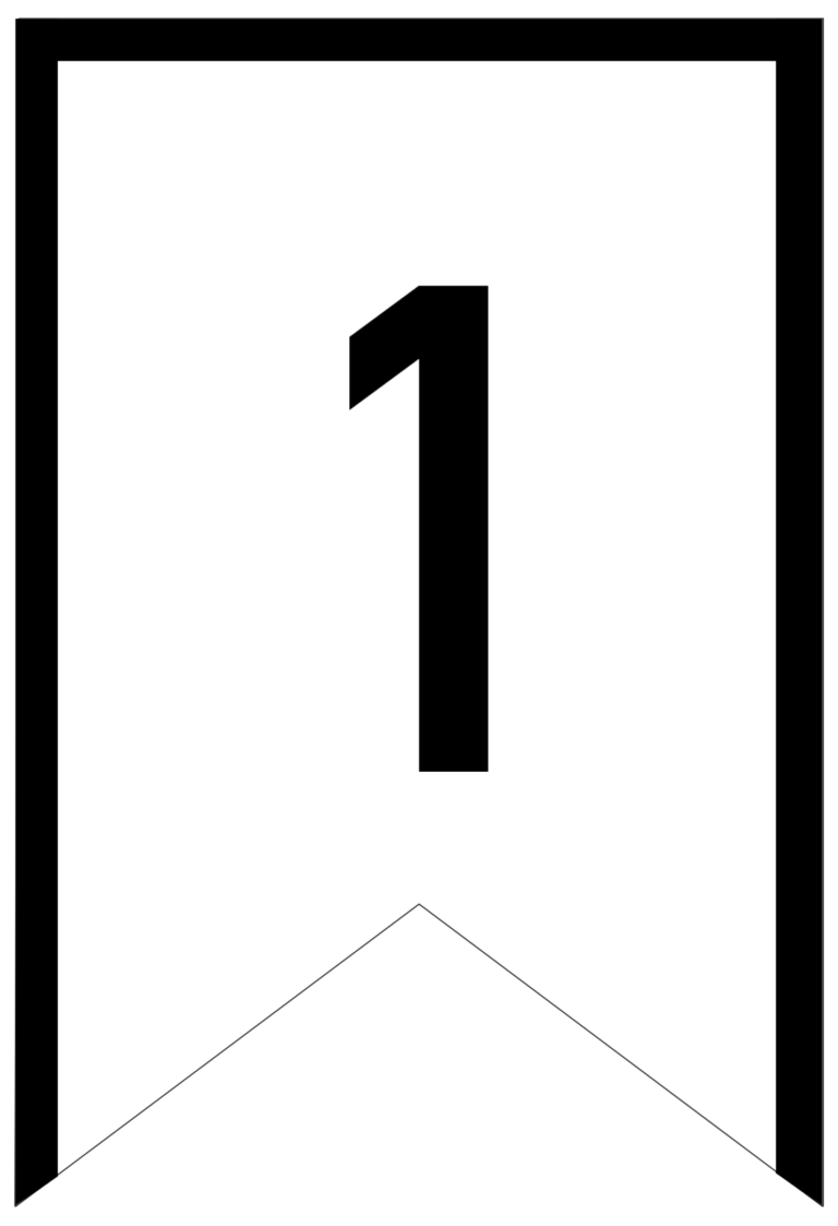 Banner Templates Free Printable ABC Letters - Paper Trail Design