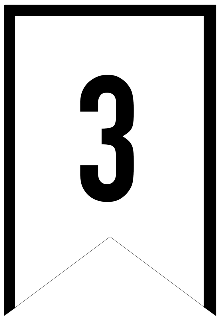 Banner Templates Free Printable ABC Letters - Paper Trail Design