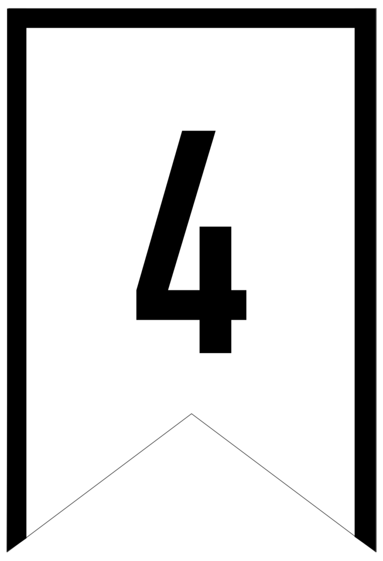 Banner Templates Free Printable ABC Letters - Paper Trail Design