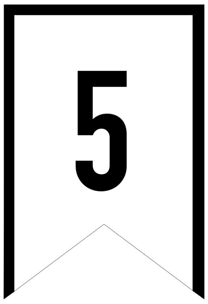 Banner Templates Free Printable ABC Letters - Paper Trail Design