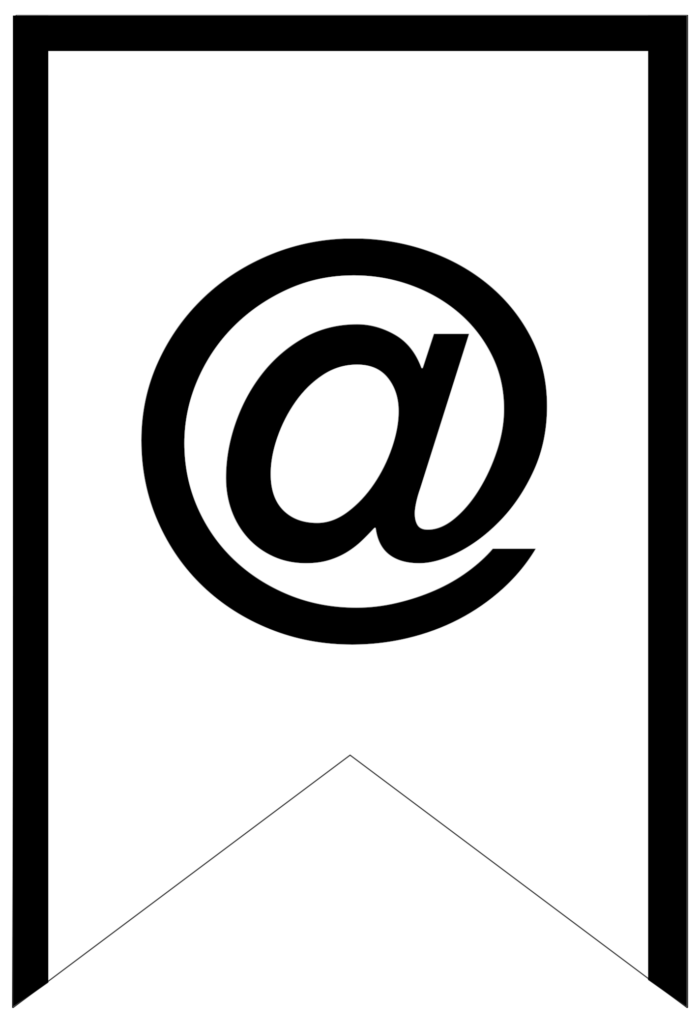 Banner Templates Free Printable ABC Letters - Paper Trail Design