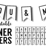 Buffalo Plaid Free Printable Banner Letters - Paper Trail Design