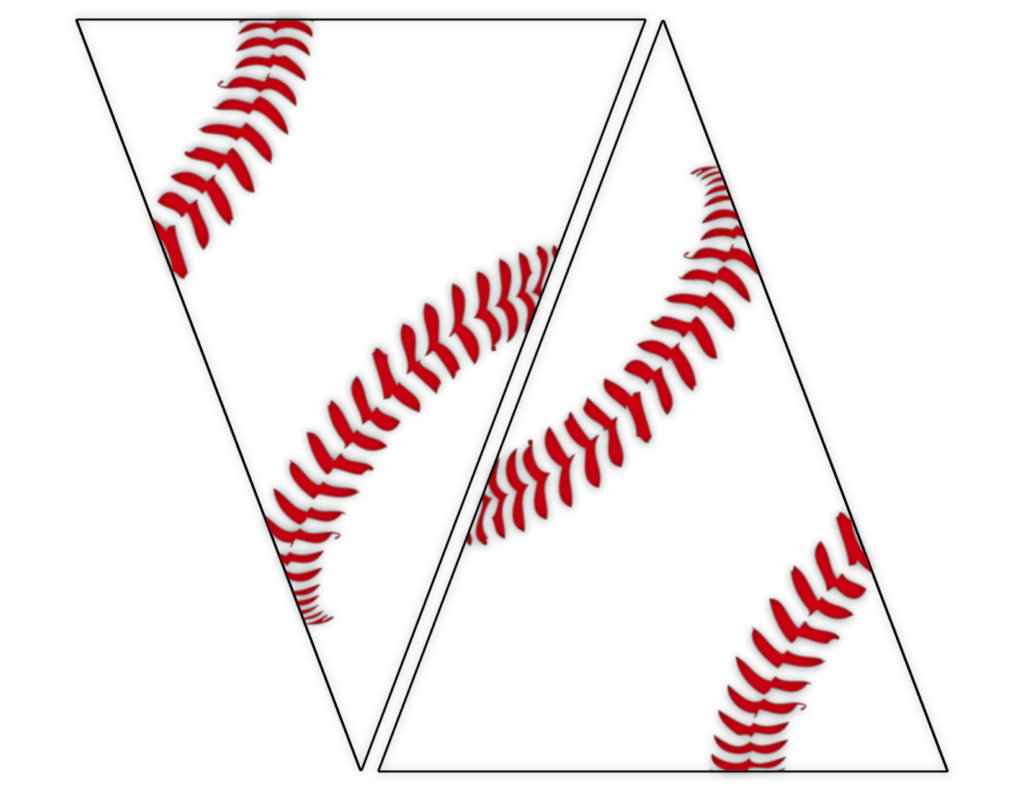 Free Printable Baseball Banner {baseball party decorations} - Paper ...