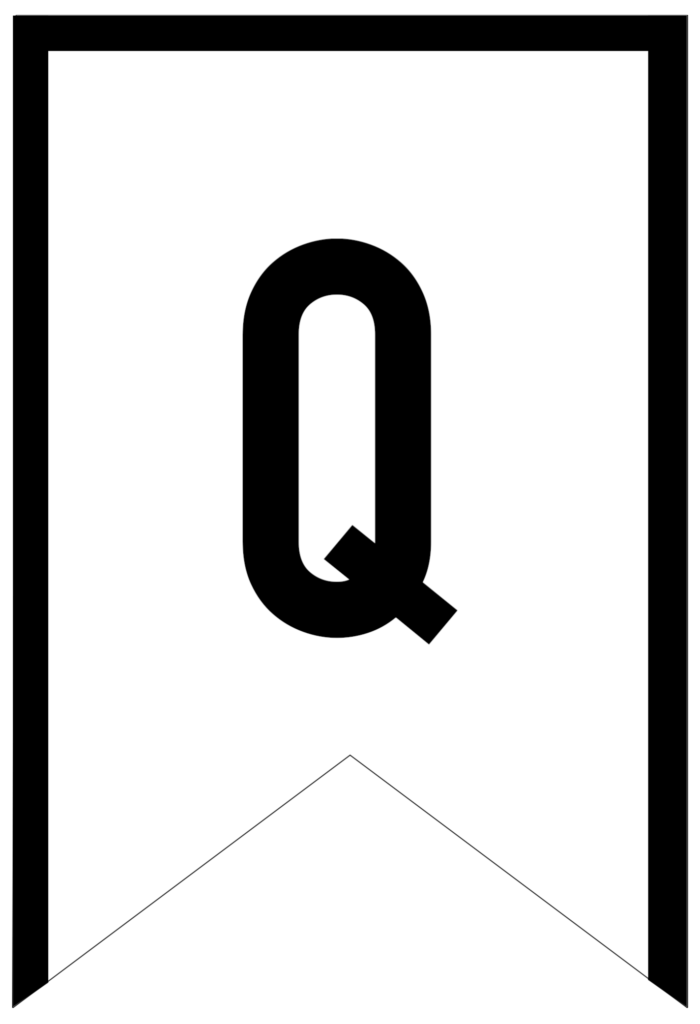 Banner Templates Free Printable ABC Letters - Paper Trail Design