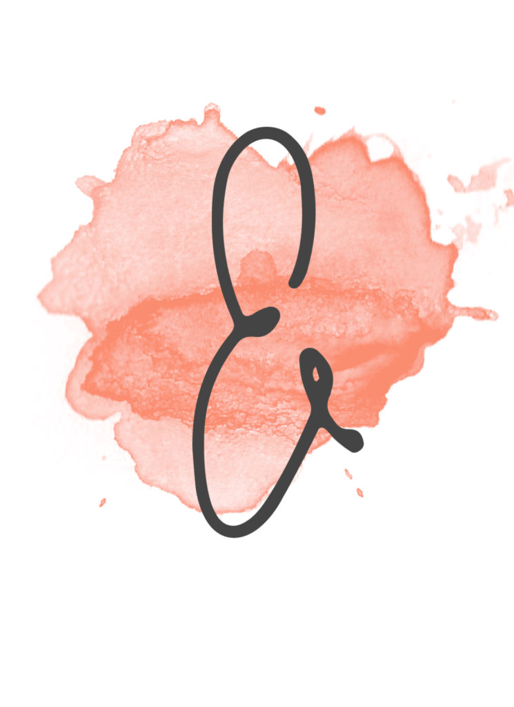 Coral Watercolor Banner Free Printable - Paper Trail Design