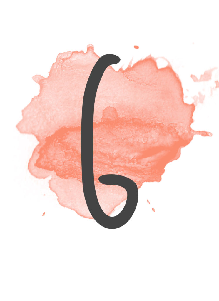 Coral Watercolor Banner Free Printable - Paper Trail Design