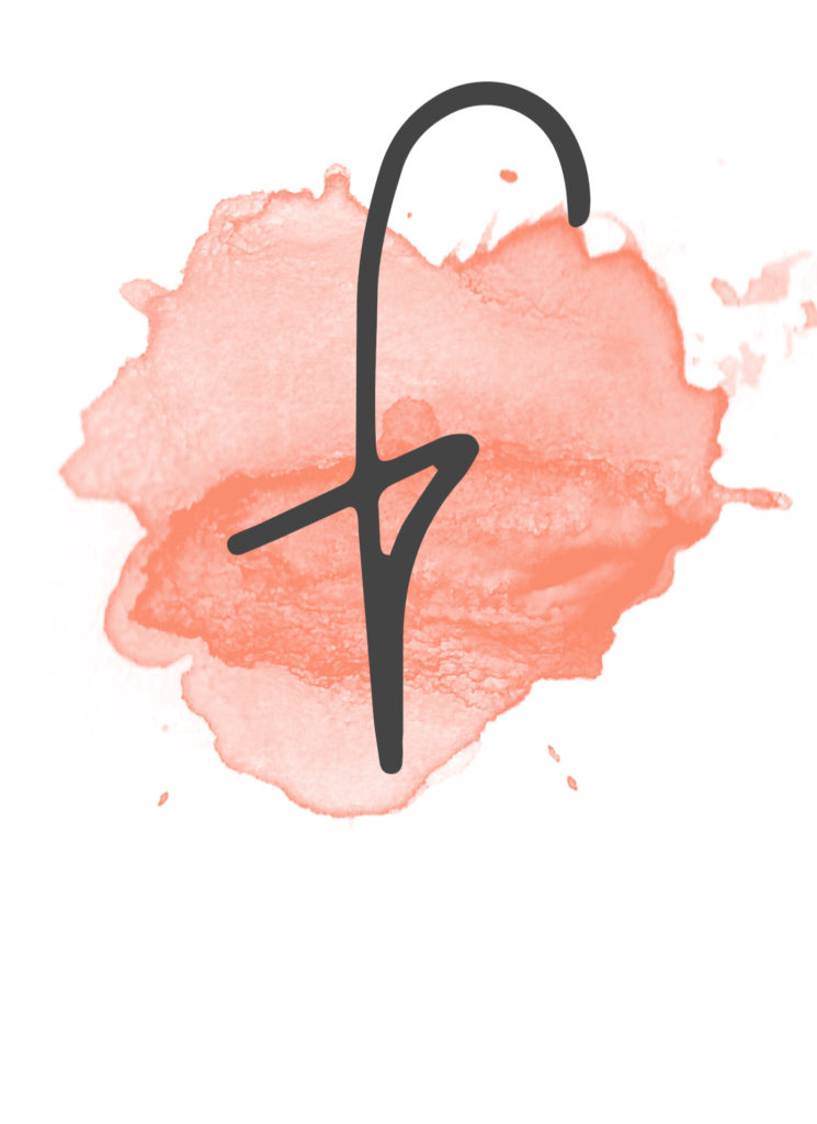 Coral Watercolor Banner Free Printable - Paper Trail Design