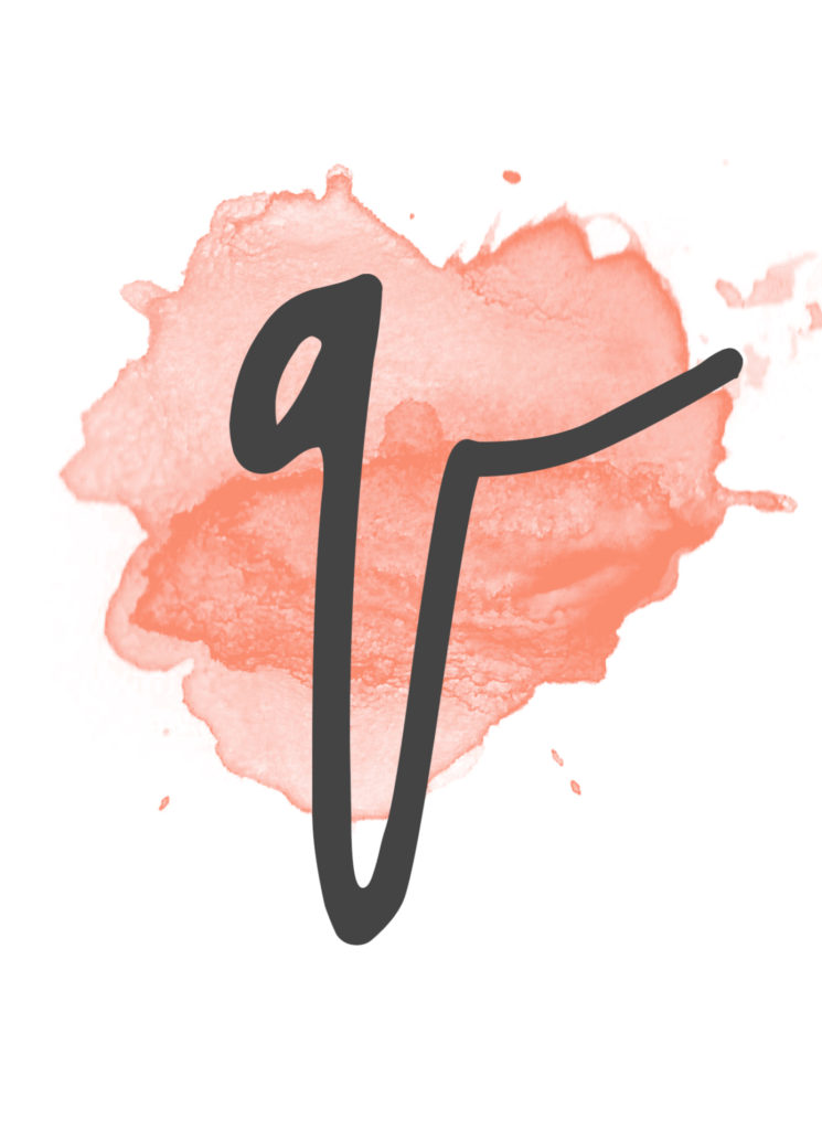 Coral Watercolor Banner Free Printable - Paper Trail Design