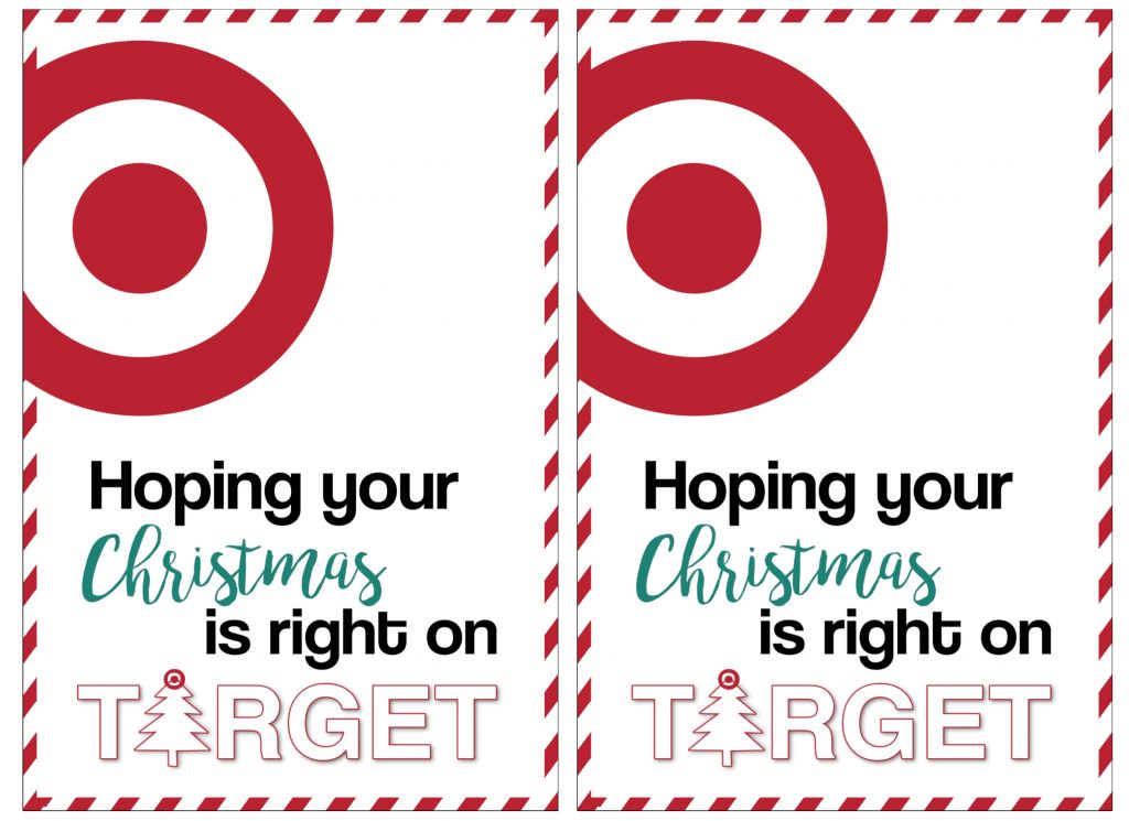 Target Christmas Gift Card Holders {Teachers, Friends, Neighbors ...