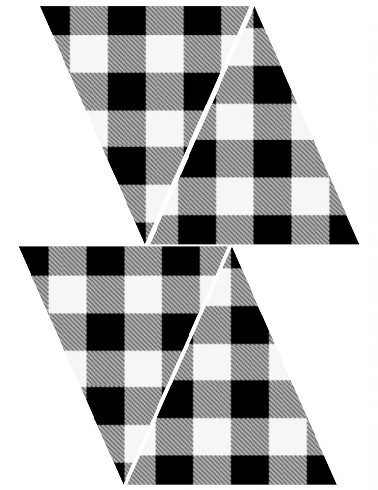 Buffalo Plaid Banner Printable {Lumberjack Party Decor} - Paper Trail ...