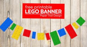 Lego Banner {Lego Party Printables} - Paper Trail Design