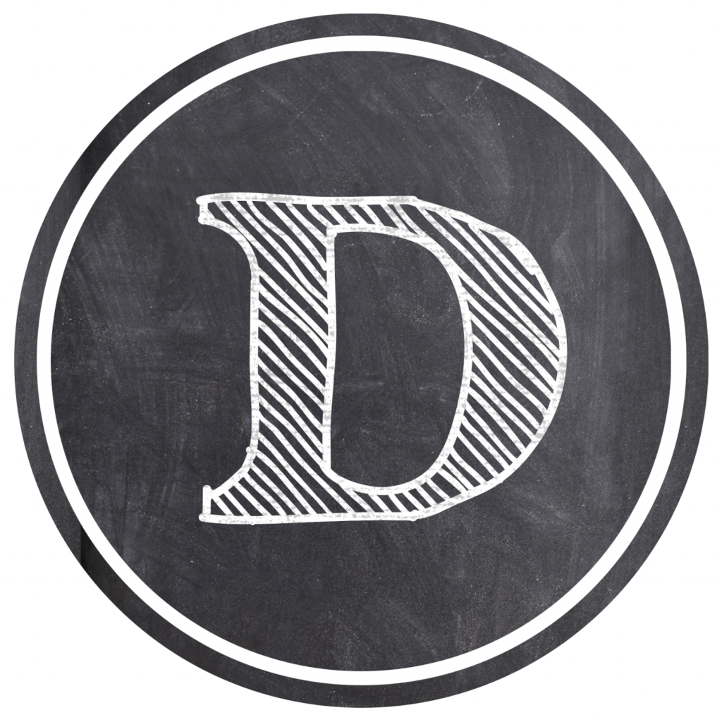 Chalkboard Banner Letters Free Printable Alphabet - Paper Trail Design