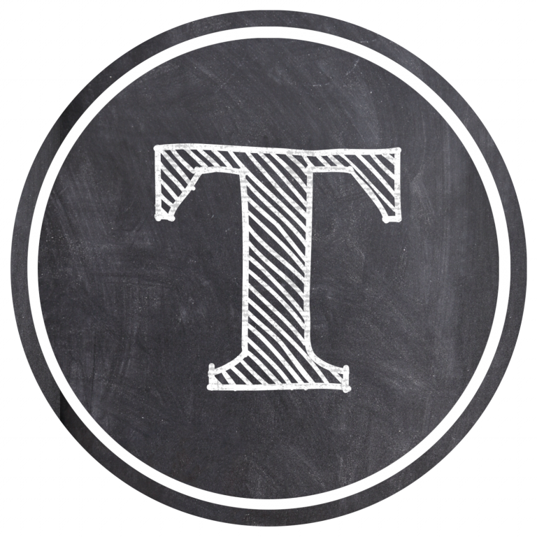 Chalkboard Banner Letters Free Printable Alphabet - Paper Trail Design