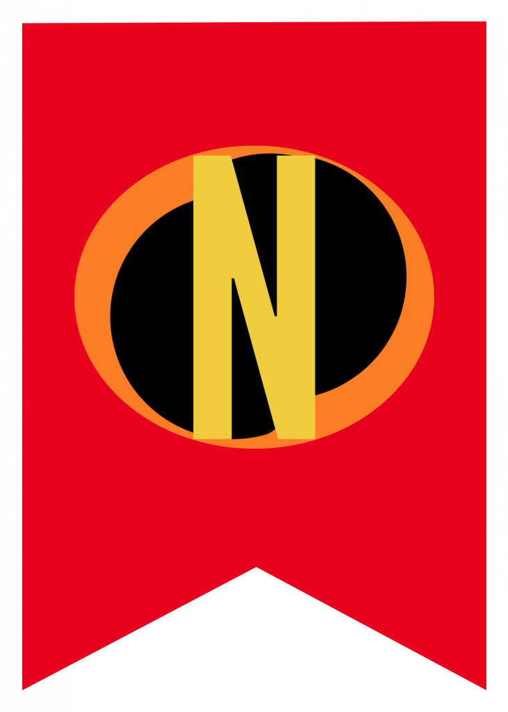 Incredibles Theme Party Banner Free Printable - Paper Trail Design