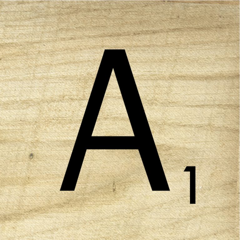 Free Printable Scrabble Letter Tiles Sign - Paper Trail Design