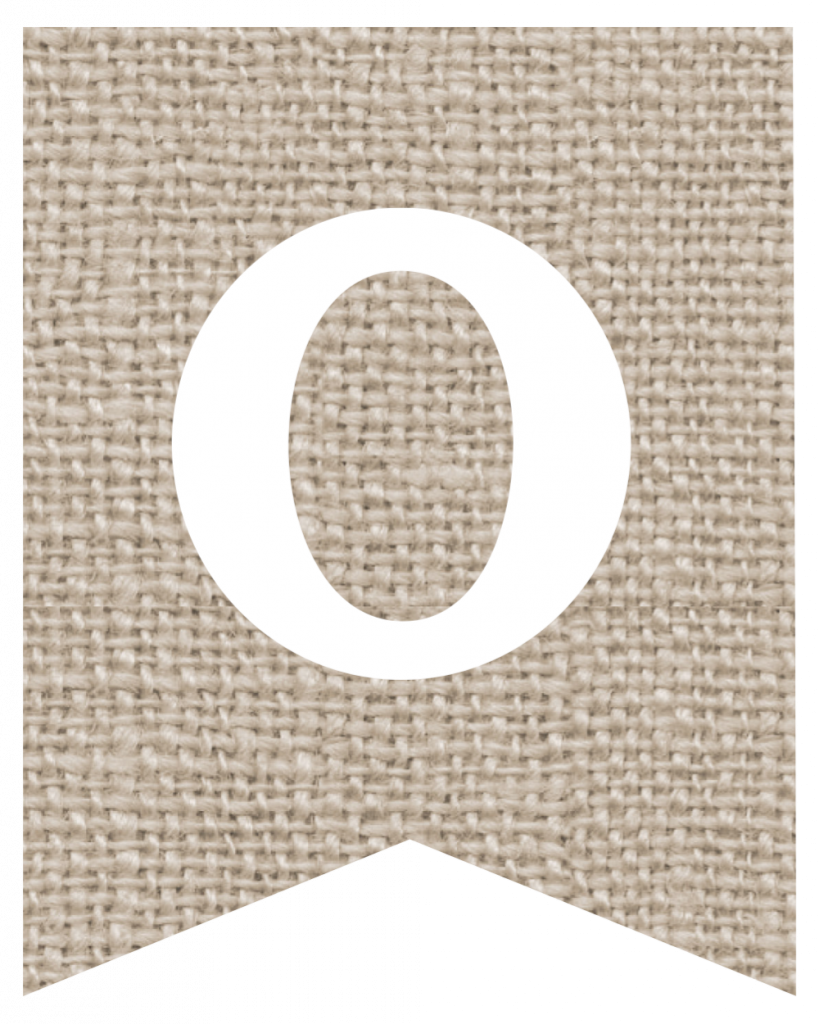 Free Printable Burlap Banner DIY Decor - Paper Trail Design