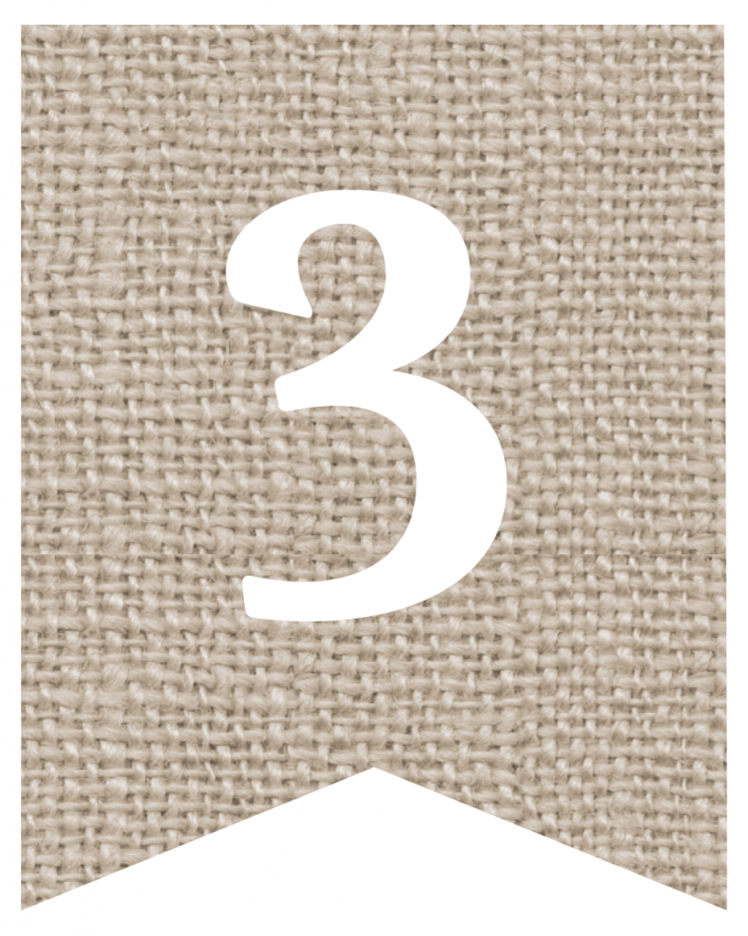 Free Printable Burlap Banner DIY Decor - Paper Trail Design