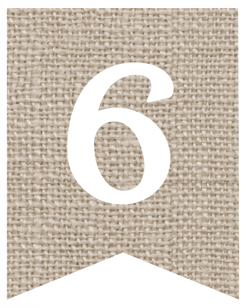 Free Printable Burlap Banner DIY Decor - Paper Trail Design