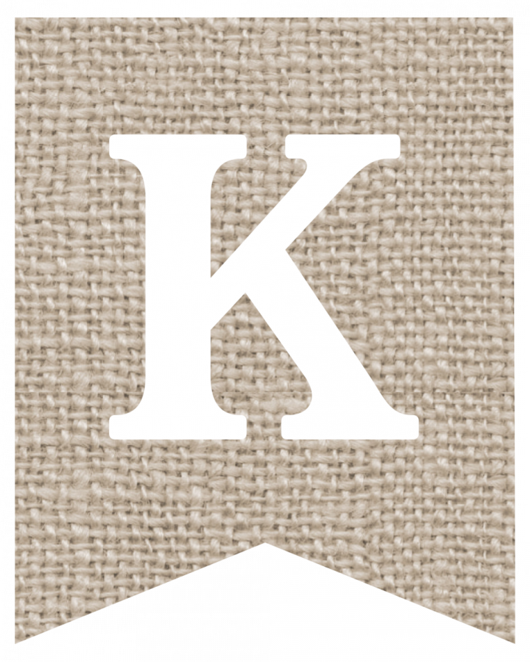 Free Printable Burlap Banner DIY Decor - Paper Trail Design