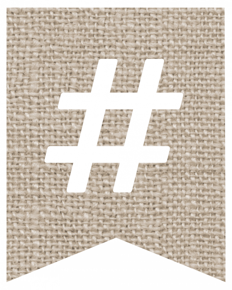 Free Printable Burlap Banner DIY Decor - Paper Trail Design