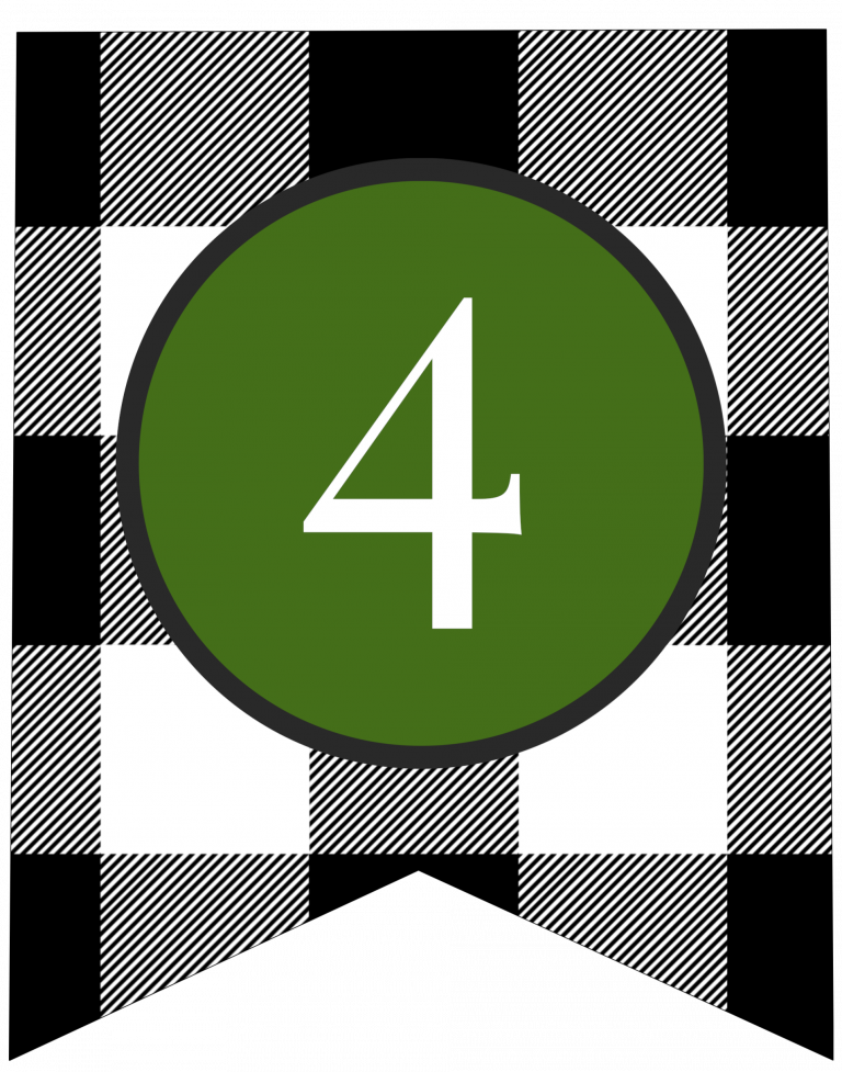 Free Printable Christmas Banner Letters Template - Paper Trail Design