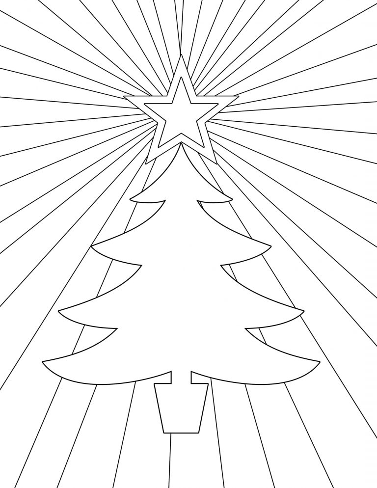 Free Printable Christmas Coloring Pages - Paper Trail Design