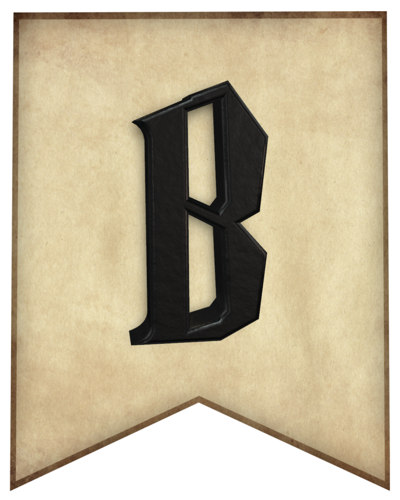 Free Printable Harry Potter Banner Letters - Paper Trail Design