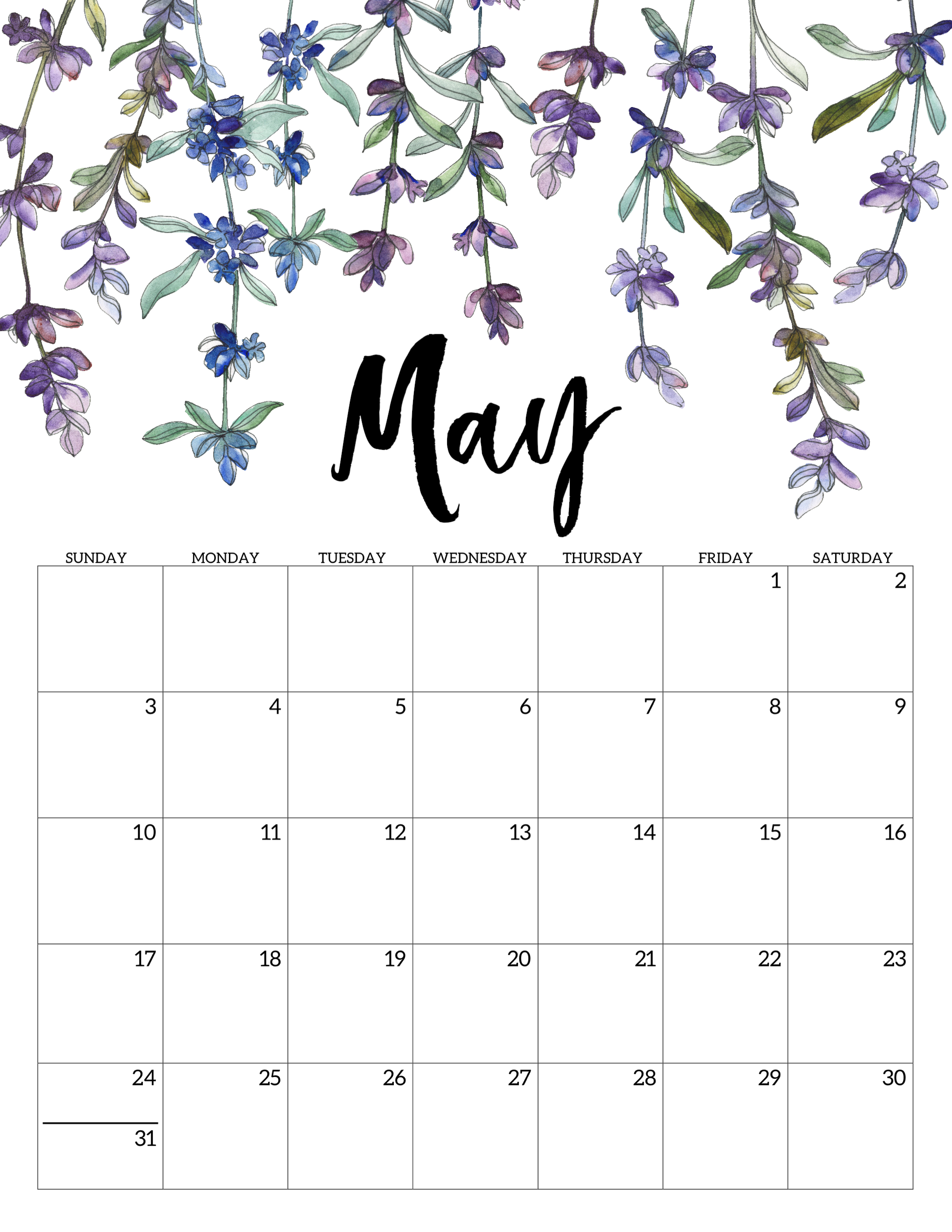 Print Calendar Monthly Calendar Printable Calendar Printables
