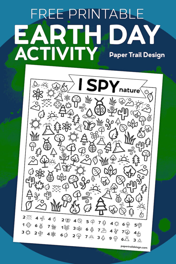 Free Printable I Spy Nature Game - Paper Trail Design