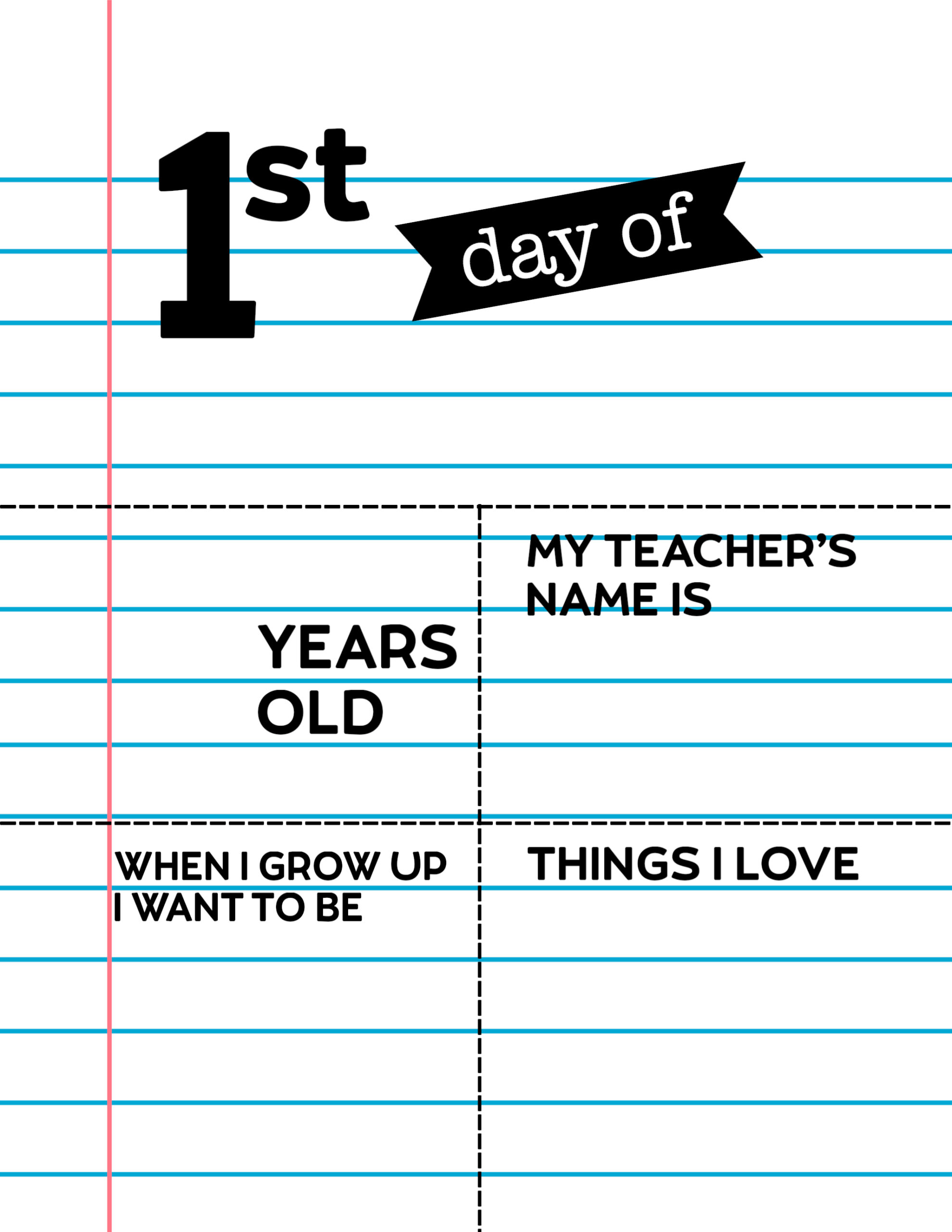 Blank Day Of Blank Blank Printable Form Templates And Letter