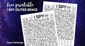 Free Printable I Spy Outer Space Game - Paper Trail Design