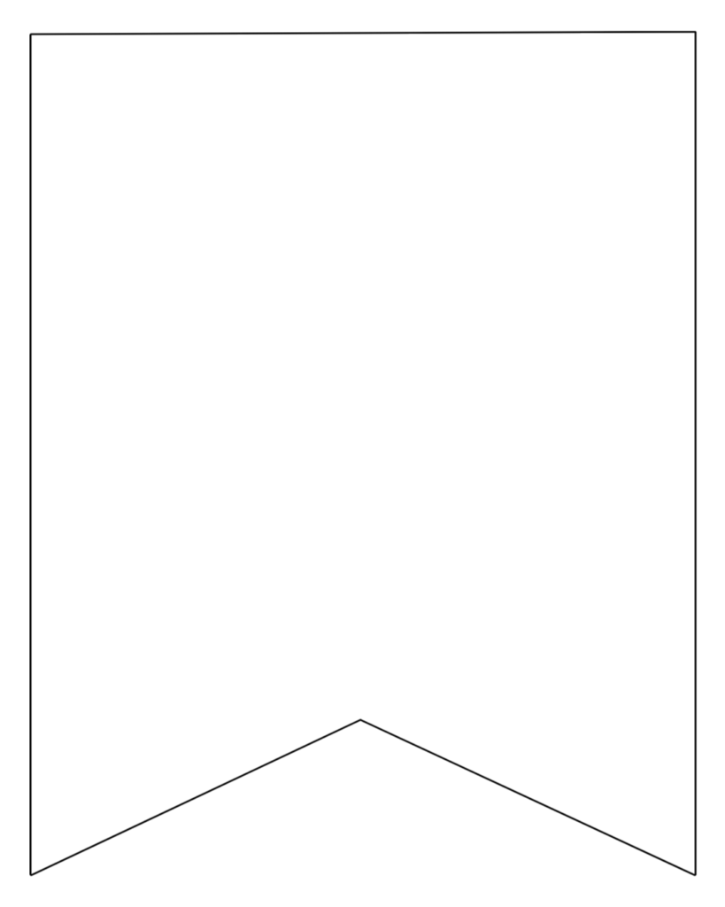 Free Printable Black and White Banner Letters - Paper Trail Design