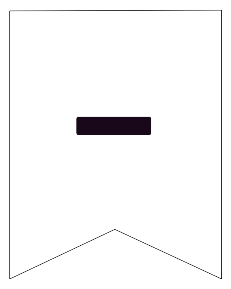 Free Printable Black and White Banner Letters - Paper Trail Design