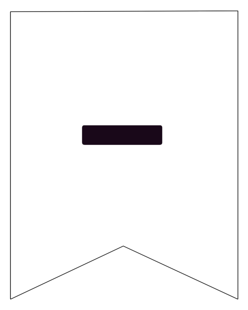 Free Printable Black and White Banner Letters - Paper Trail Design