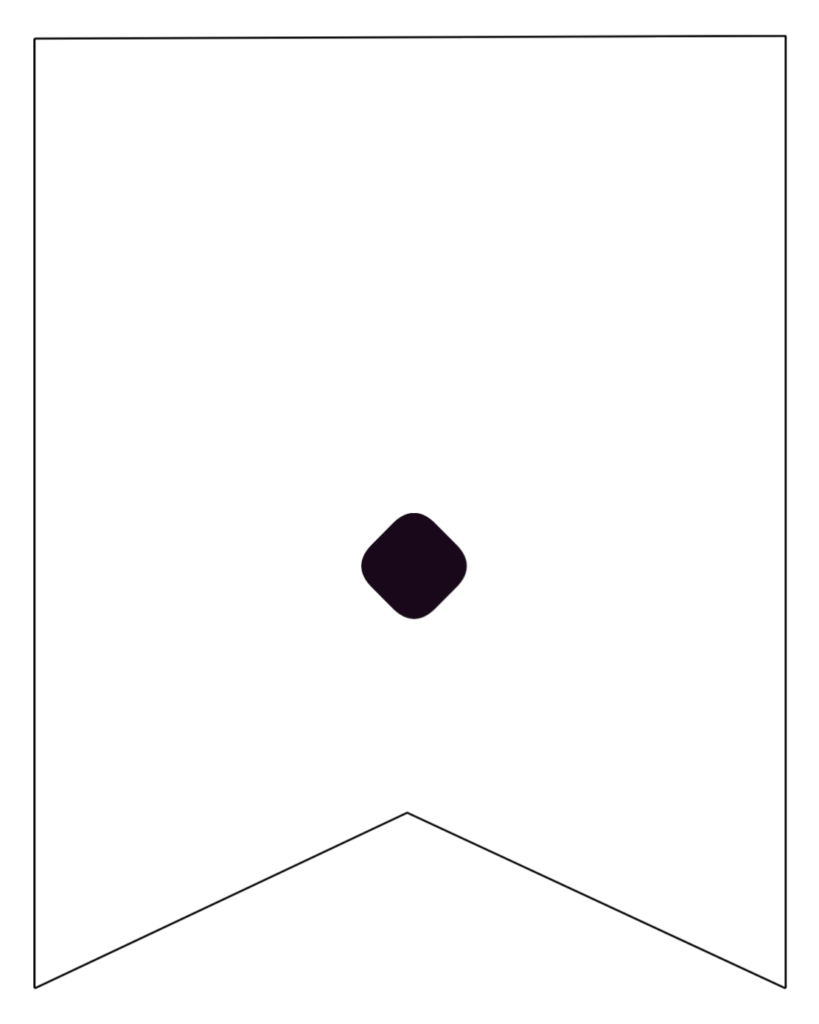 Free Printable Black and White Banner Letters - Paper Trail Design