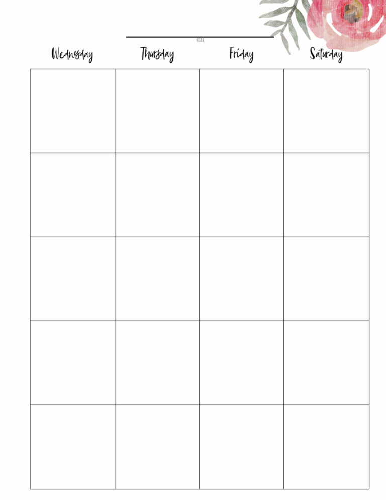 Happy Planner Free Printable Pages - Floral - Paper Trail Design