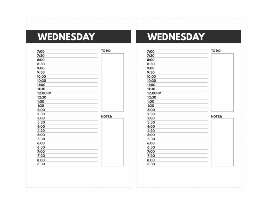Daily Planner Printable Pages - Paper Trail Design
