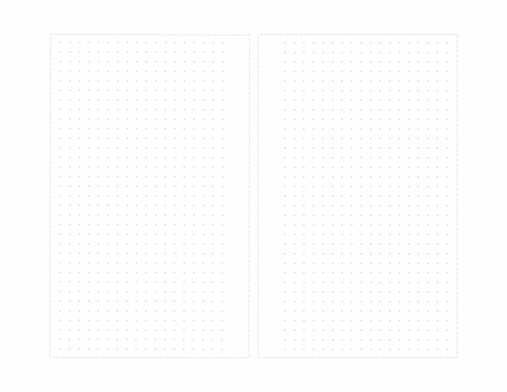 Happy Planner Dot Grid Paper Free Printable - Paper Trail Design