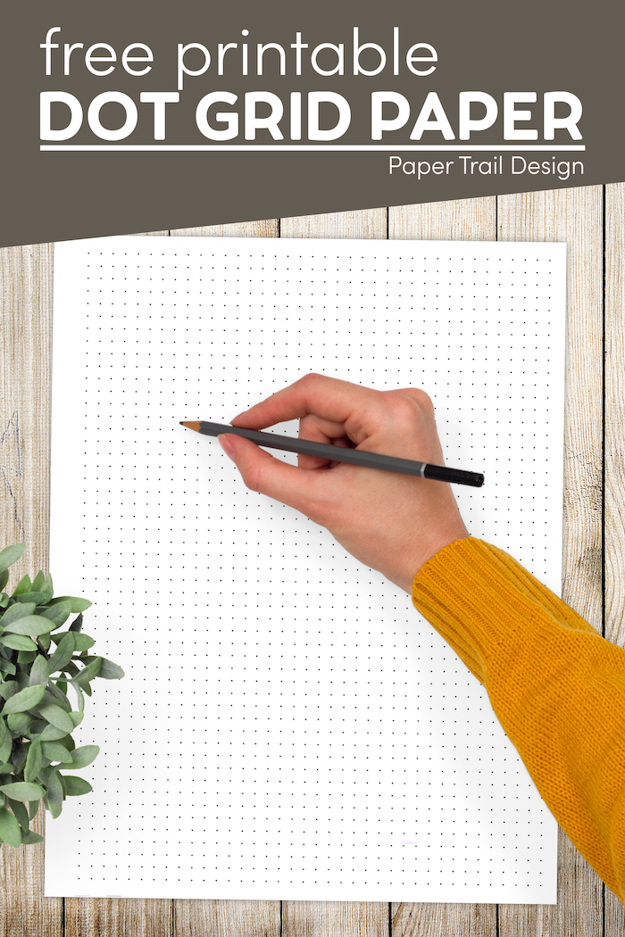 Happy Planner Dot Grid Paper Free Printable - Paper Trail Design
